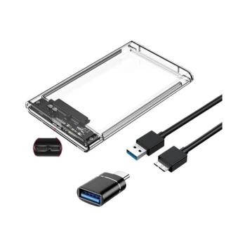 Gabinete para SSD/HDD SATA USB 3.0 Tipo C - 2,5 Polegadas - Sem ...