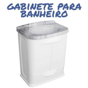 Gabinete Plástico Gab Fit Branco Lavável 100% Pvc Astra - Gabinete para ...