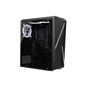 Gabinete Rise Z02 Glass RGB Sem FANS, Lateral em Vidro Temperado Preto ...