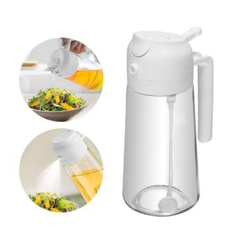 Galheteiro 2 Em 1 Borrifador Spray Azeite Óleo Vidro 450ml - Emeésse ...