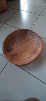 Gamela de madeira redonda - Loja do Hippie - Gamela - Magazine Luiza