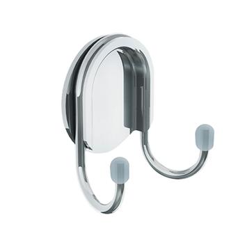 Gancho Cabide Duplo Parede C/ Adesivo Cromado SmartFix - Gancho ...