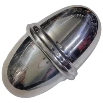 Ganzá Alumínio Ovo 9cm Percussão Chocalho Spanking - Chocalho ...