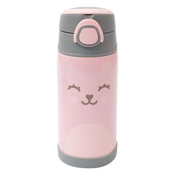 Garafa Térmica Com Canudo 400 Ml- Rosa Buba 12110 - Garrafa Térmica ...