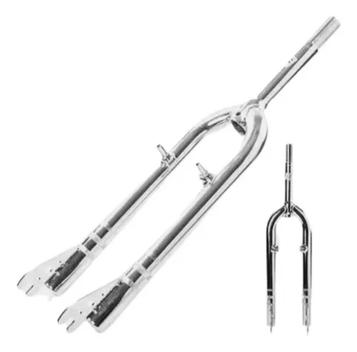 Garfo Bicicleta Aro 26 Cromado Standard V-brake Bike Mtb - dnz - Garfo de Bicicleta - Magazine Luiza