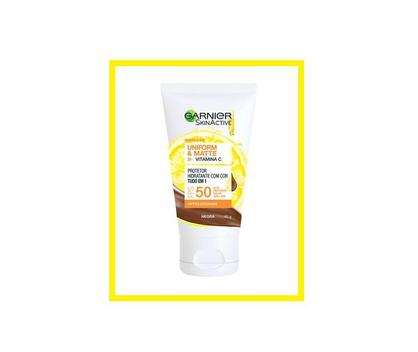 Garnier Skin Active Uniform E Matte Propetor Hidratate Com Cor Negra ...
