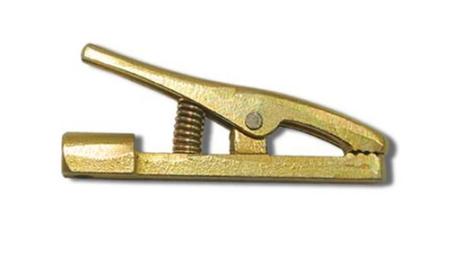 Garra Negativa Profissional Solda Grampo Terra Mola de Aço Bronze ...