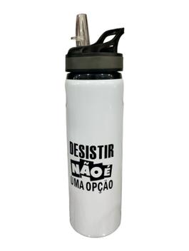 Garrafa De Agua Alumínio C/ Bico e Canudo Squeeze Academia - interponte - Squeeze - Magazine Luiza