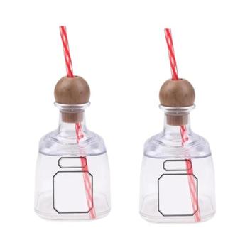 Garrafa De Tequila Mini Reutilizável De Plástico De 375ml Com Furo Para ...