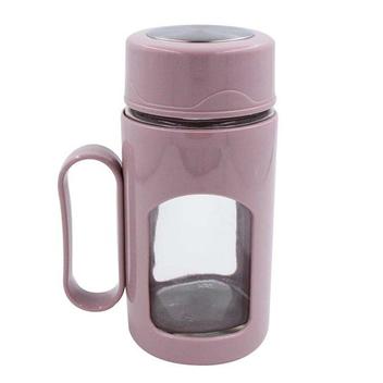 Garrafa de Vidro com Alça 450ml - Rosa - Golden Rio - Garrafa ...