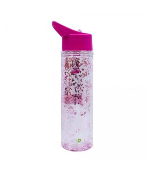 Garrafa Pink Glíter Brilho 600 ml Projeto Kiwi - Taimes - Garrafa ...