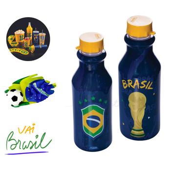 Garrafa retro copa 2022 500ml - PLASUTIL - Garrafa - Magazine Luiza