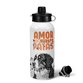 Garrafa Squeeze MQ - Amor de Quatro Patas - Bernese - JPS INFO - Squeeze - Magazine Luiza