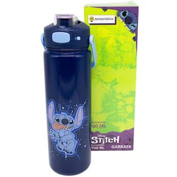 Garrafa Stitch Azul Térmica 700ml Zona Criativa - Garrafa Térmica ...