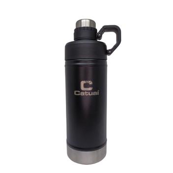 Garrafa Térmica Aço Inox com Isolamento a Vácuo Preta 600ml - Catuaí ...