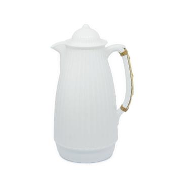 Garrafa Térmica Branco Com Detalhe em Bambu - Sonia Pierry - Garrafa ...