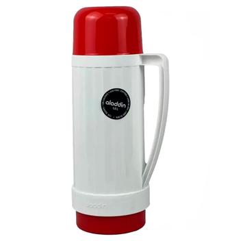 Garrafa Térmica Continental 1 Litro Aladdin Branco Vermelho - Garrafa ...