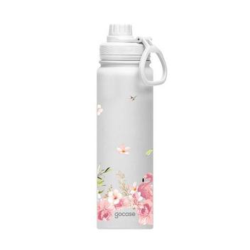 Garrafa Térmica Fresh 650ml Branca Flamingo Glitter - Gocase 0010 ...
