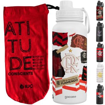 Garrafa Térmica Gocase Fresh 950ml Oficial do Flamengo com Saquinho ...