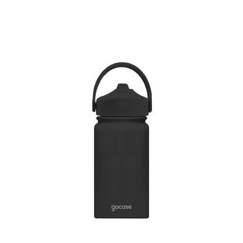 Garrafa Térmica Gocase Fresh Mini Com Canudo 350ML Preto - Garrafa ...