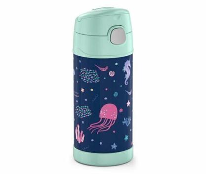 Garrafa Térmica Infantil 355ML Fundo Do Mar Thermos - Garrafa Térmica ...