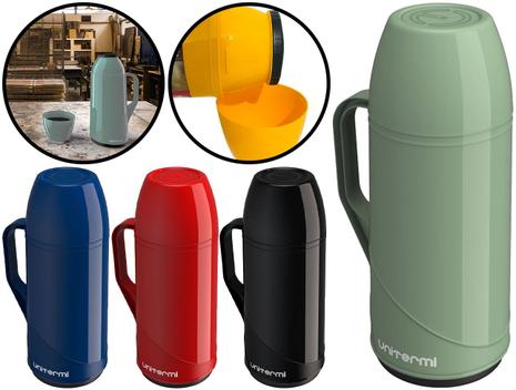 Garrafa Térmica Roma Quente E Frio Alça Reforçada Tampa Copo Para Café ...