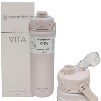 Garrafa Vita Duna Térmica 12 Horas Quente Gelada Grande Branco Off ...