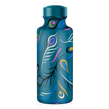 Garrafinha de Agua Portátil 500ml Squeeze Decorada Uso Diário Garrafa ...