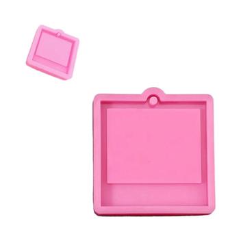 Gato Cão Tag Pingente Molde De Silicone Resina Cola Epoxy Chaveiro Diy ...