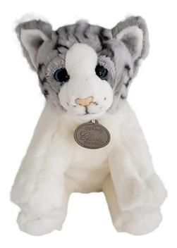 Gato De Pelúcia Cinza C425S Manuque 23Cm - Pelúcia - Magazine Luiza