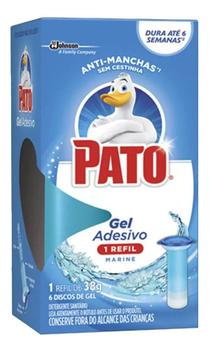 Gel Adesivo Para Sanitários Pato Marine / Refil - Pastilha Sanitária ...