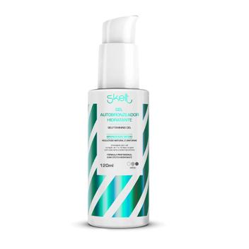Gel autobronzeador hidratante 120ml - skelt - Bronzeador - Magazine Luiza