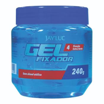 Gel Azul Fixador Extra Forte N4 240g - JayLuc - Modelador e Fixador de ...