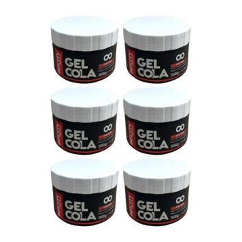 Gel Cola Infinity For Men 300G - Kit Com 6Un - Barbearia - Magazine Luiza