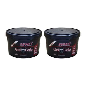 Gel Cola Infinity For Men 600G - Kit Com 2Un - Barbearia - Magazine Luiza