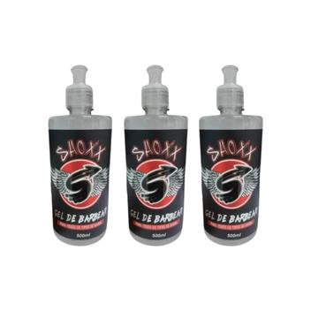 Gel de Barbear Shoxx 500ml - Kit C/ 3un - Shampoo para Barba - Magazine ...