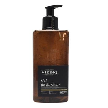 Gel De Barbear Transparente 500ml Linha Profissional Viking - Barbearia ...