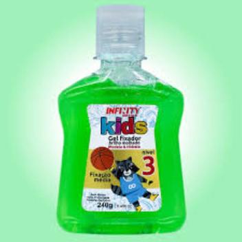 Gel de Cabelo Infantil 240g Verde INFINITY LOOKS HAIR - Modelador e ...