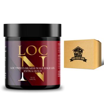 Gel de Cabelo LOCN Loc N Gel - Fixação Forte (250ml) - Sem Álcool ...