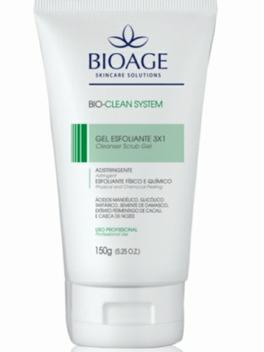 Gel Esfoliante 3 Em 1 Bio Clean System 150 G Bioage - Esfoliante Facial ...