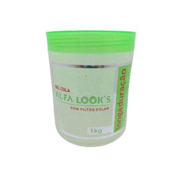 Gel Fixador Alfa Looks Cola 1000g - Pomada para Cabelo - Magazine Luiza