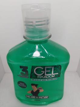 Gel fixador Hair&Hair Fixação Extra Forte 240g - Modelador e Fixador de ...
