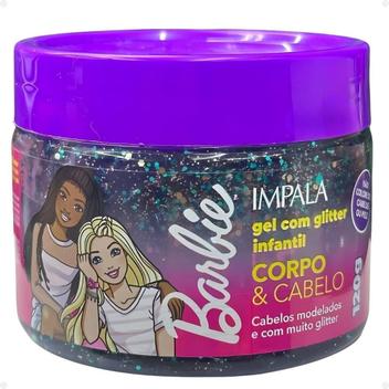 Gel Glitter Impala Barbie Corpo E Cabelo 120G - Modelador e Fixador de ...
