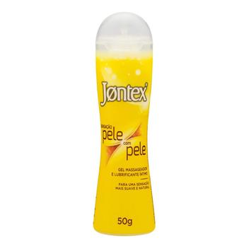 Gel Massageador E Lubrificante Pele Com Pele 50g Jontex - Lubrificante ...