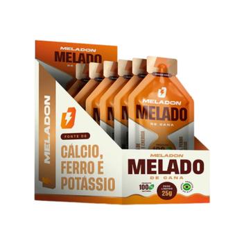 Gel Melado de Cana de Açúcar 100% Natural CX/10 Sachês Meladon - Bebida ...