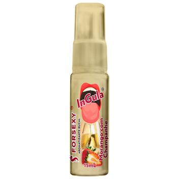Gel Oral Ingula Sabor Morango com Champanhe 15ml - ForSexy - Gel para ...