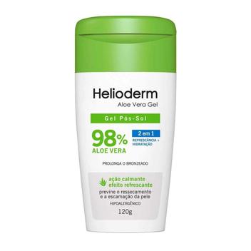 Gel Pós - Sol 98% Aloe Vera Helioderm, 120g - Pós Sol - Magazine Luiza