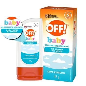 Gel Repelente de Insetos Johnson Off! Baby 117g - Repelente para Bebê e ...