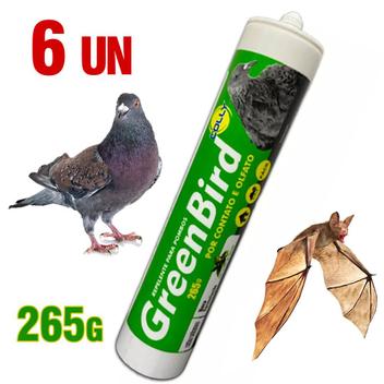 Gel Repelente Pombo Morcegos Insetos Bisnaga 265gr Greenbird 06 ...