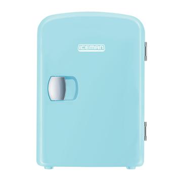 Geladeira portátil Chefman Iceman Mini Blue 4L de capacidade - Frigobar ...